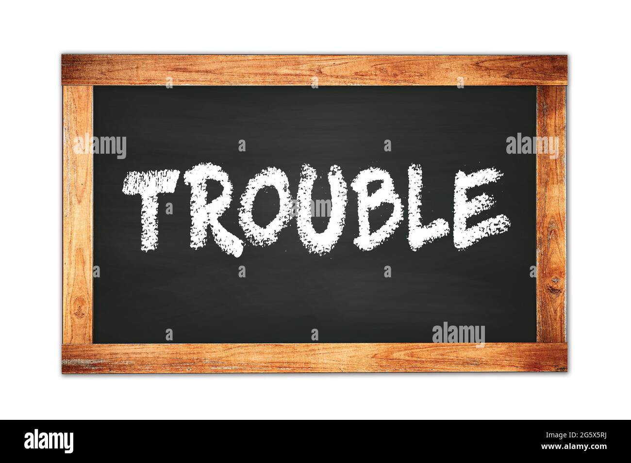Trouble text hi-res stock photography and images - Alamy