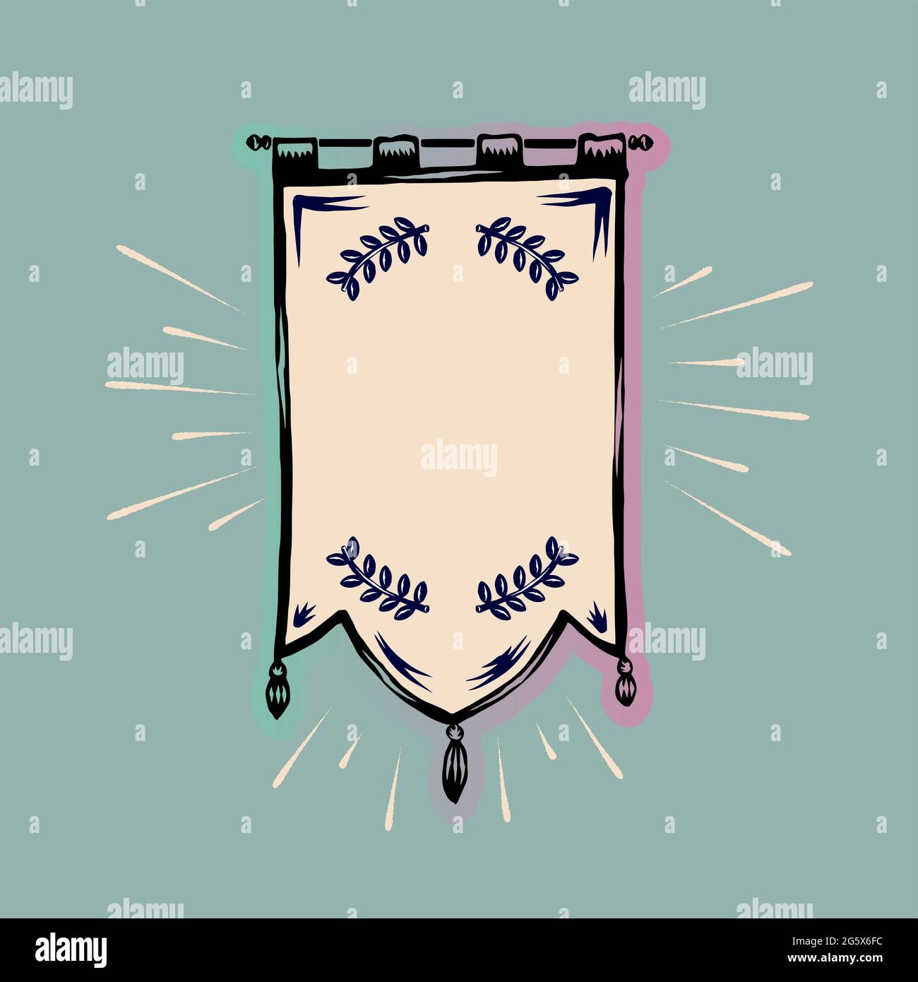 Old Trademark Stock Vector Images - Alamy