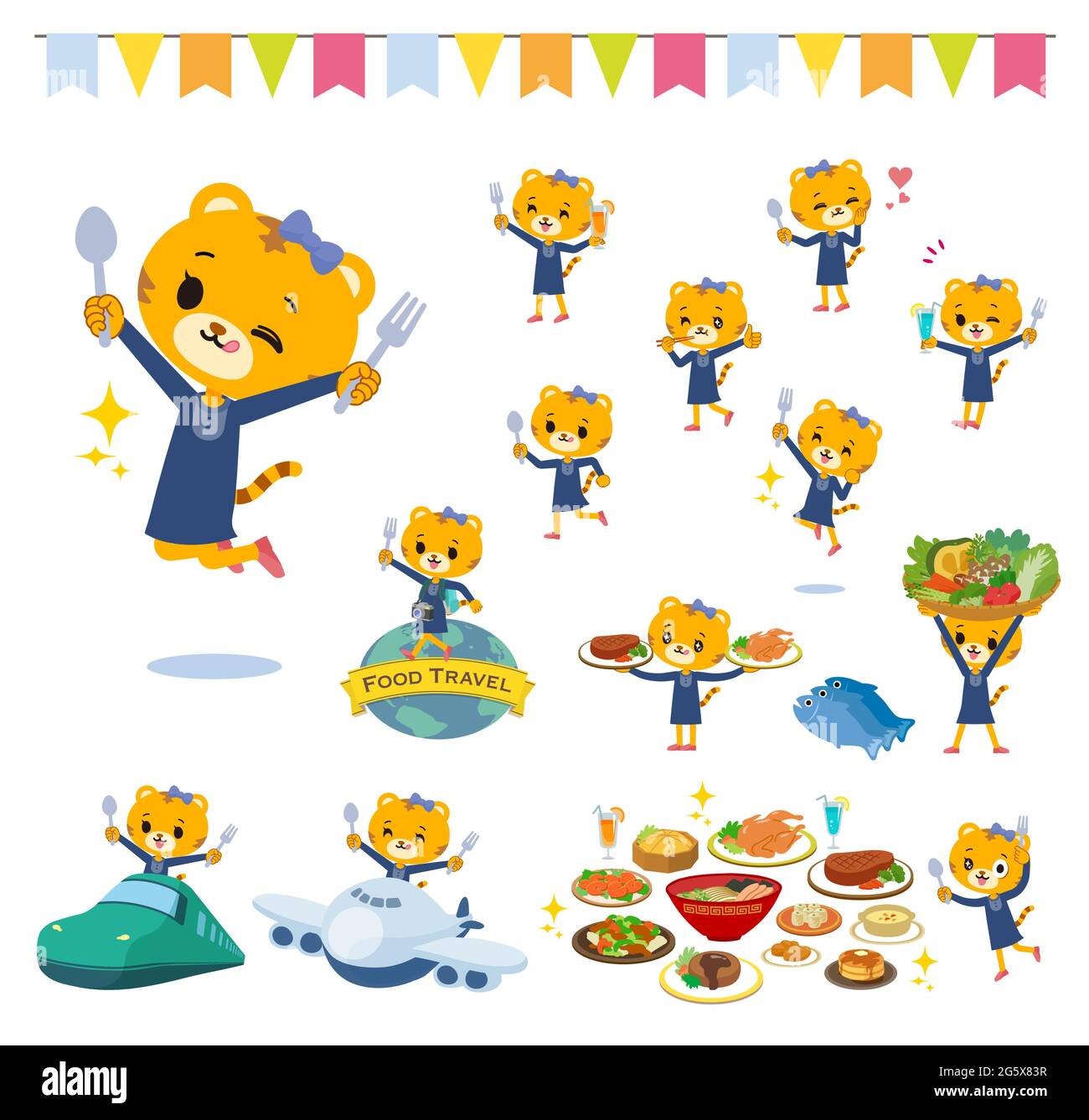 Tiger companion Stock Vector Images - Alamy