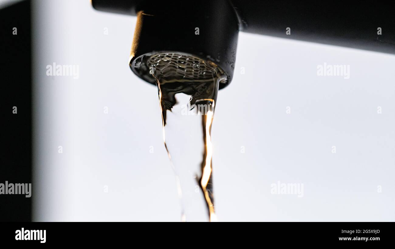 hand splashing in water close-up Stock Photo - Alamy