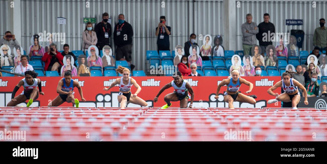 MANCHESTER - ENGLAND 25/27 JUN 21: Cindy Sember, Alicia Barrett, Jenna ...