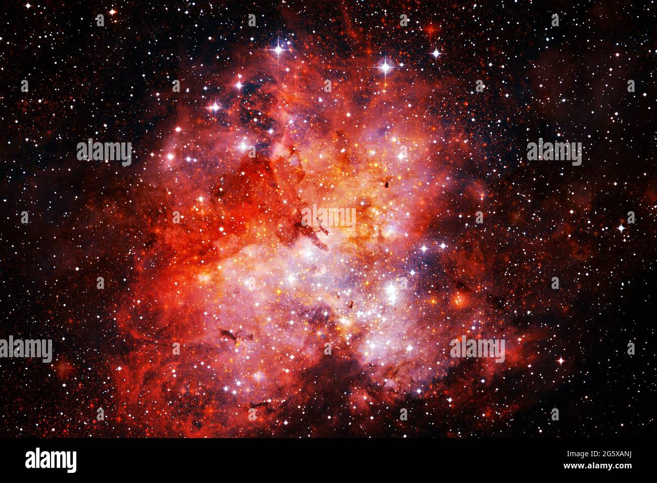 Cluster of stars. Starfield. Nebula. Elements of this image furnished ...