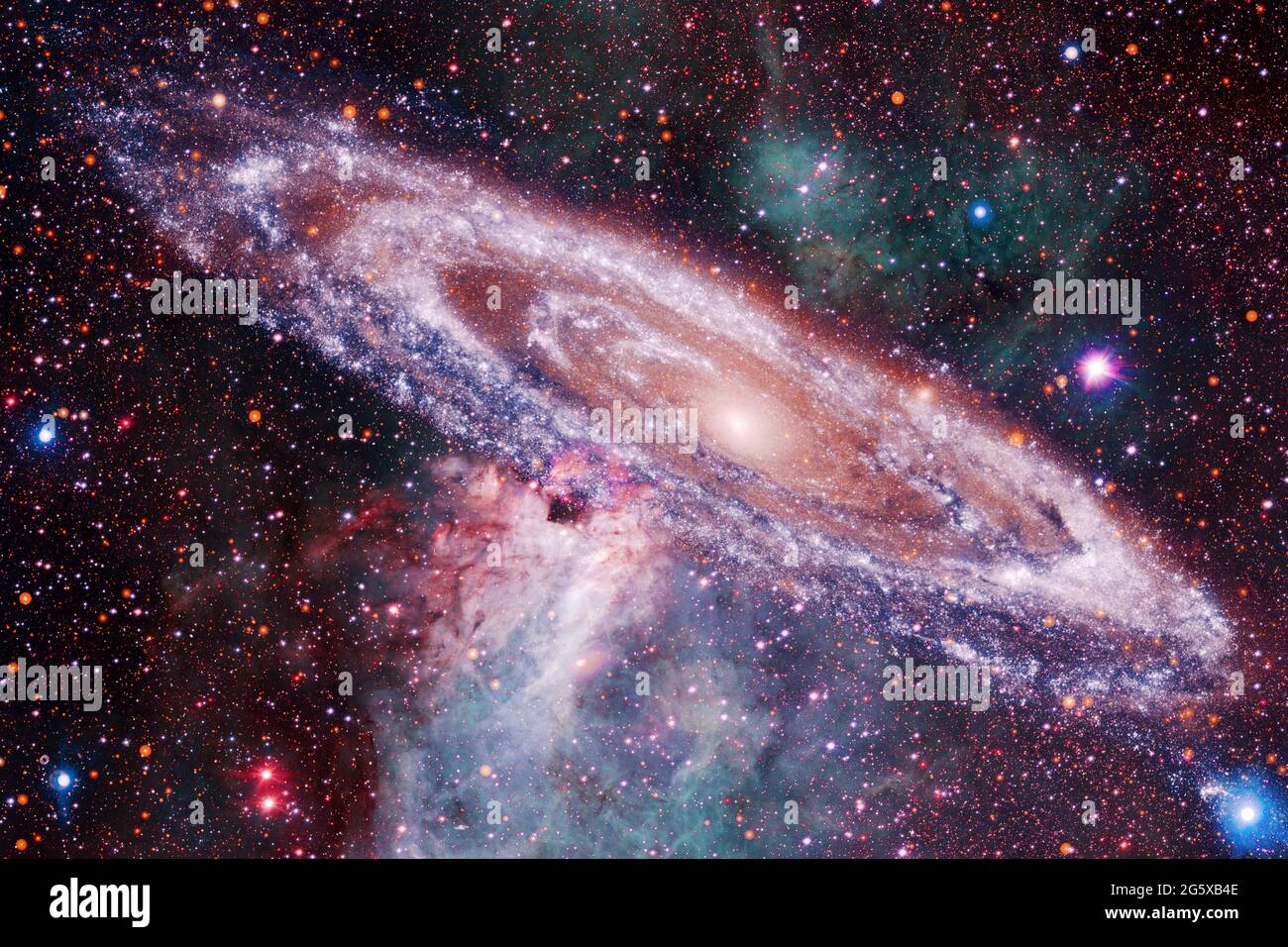 Cluster of stars. Starfield. Nebula. Elements of this image furnished ...