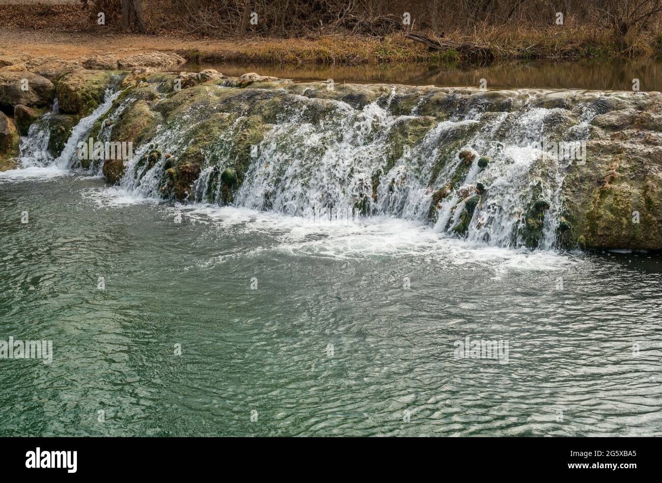 Waterfall at Chickasaw National Recreation Area, Oklahoma Stock Photo ... Waterfall at Chickasaw National Recreation Area, Oklahoma Stock Photo ...