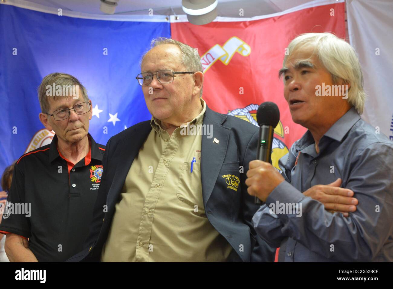 June 26, 2021, Falmouth, Massachusetts, U.S: L to R, Gary Counihan and ...