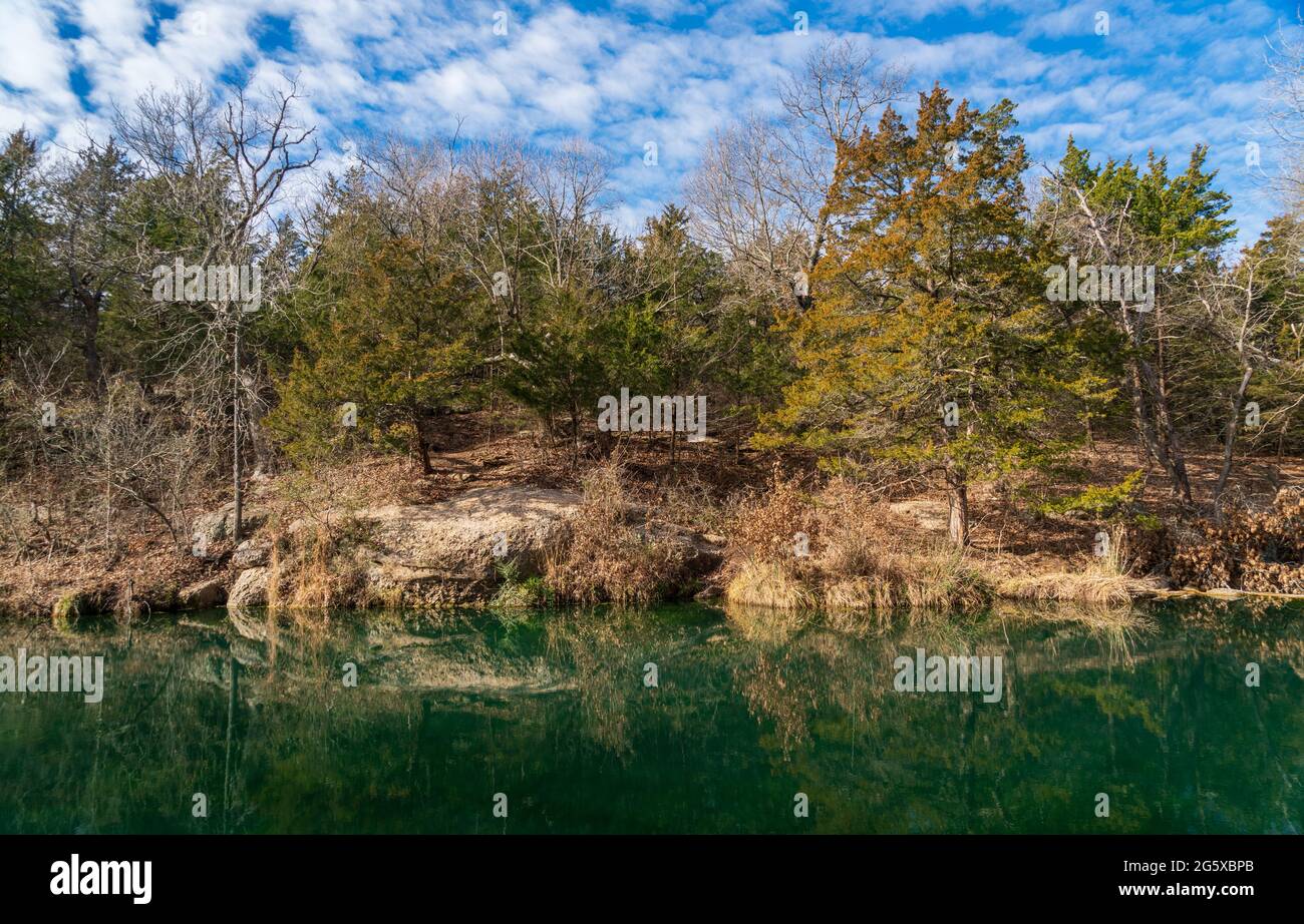 Chickasaw National Recreation Area During Fall Stock Photo - Alamy