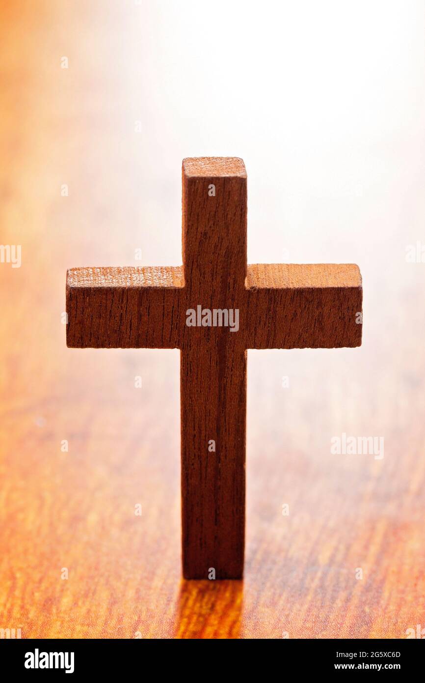 The Cross of Christ Illuminated from the Back Stock Photo - Alamy