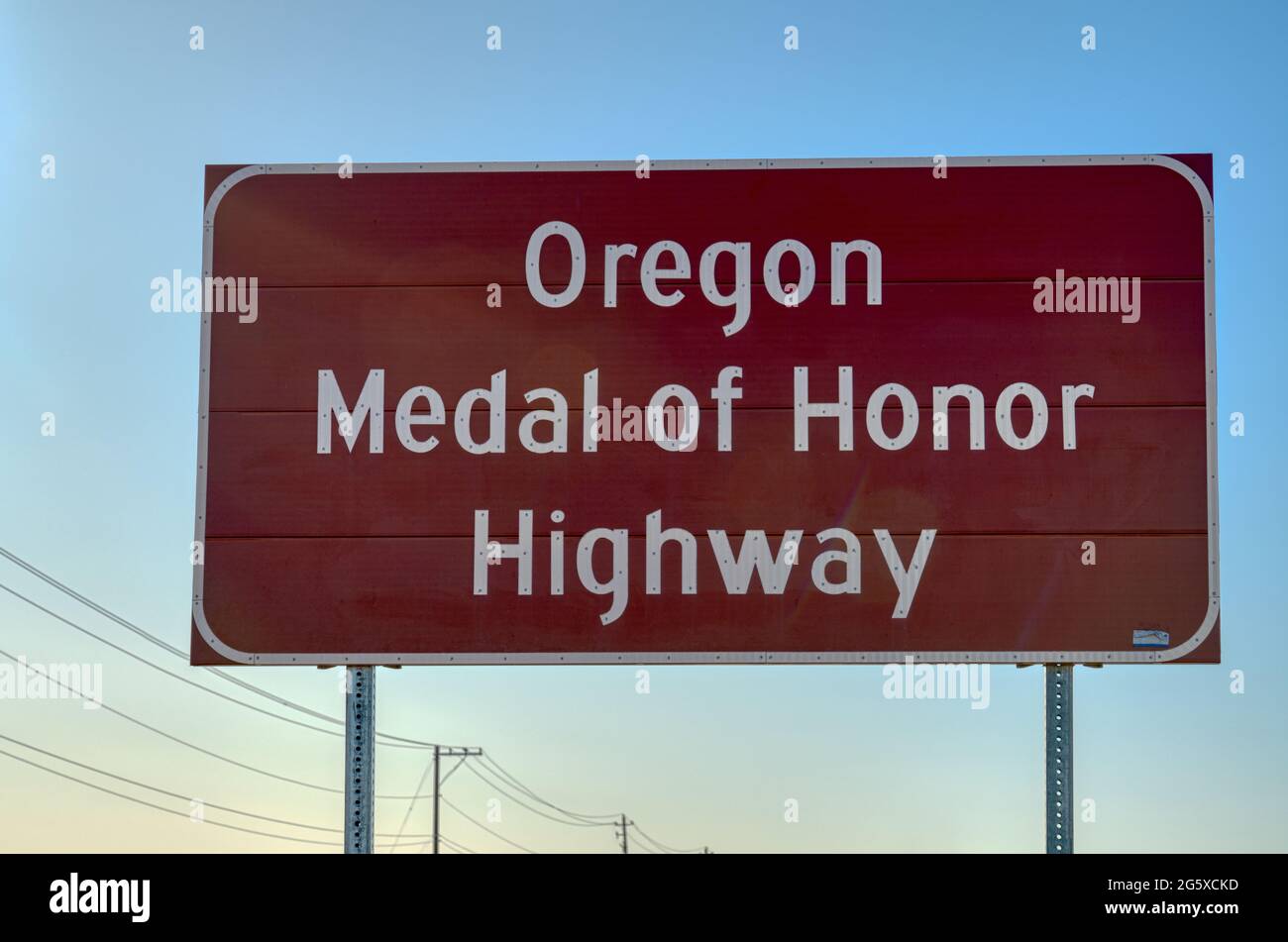Medal of honor sign hi-res stock photography and images - Alamy