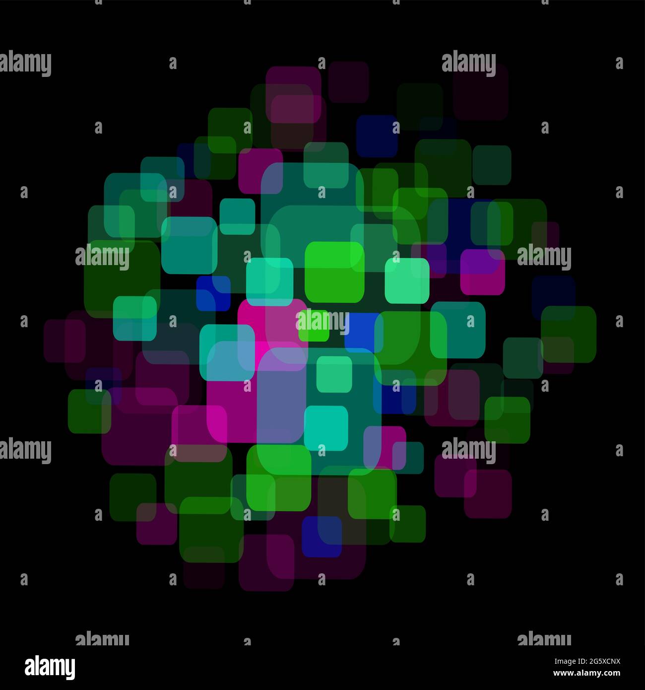 colors squares in center on dark backdrop Stock Vector Image & Art - Alamy