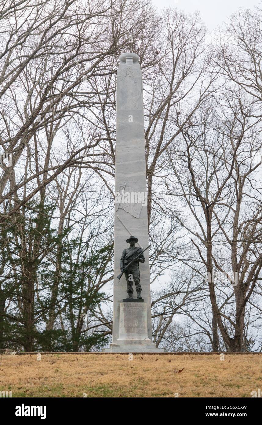 Statue at Fort Donelson National Battlefield Stock Photo - Alamy