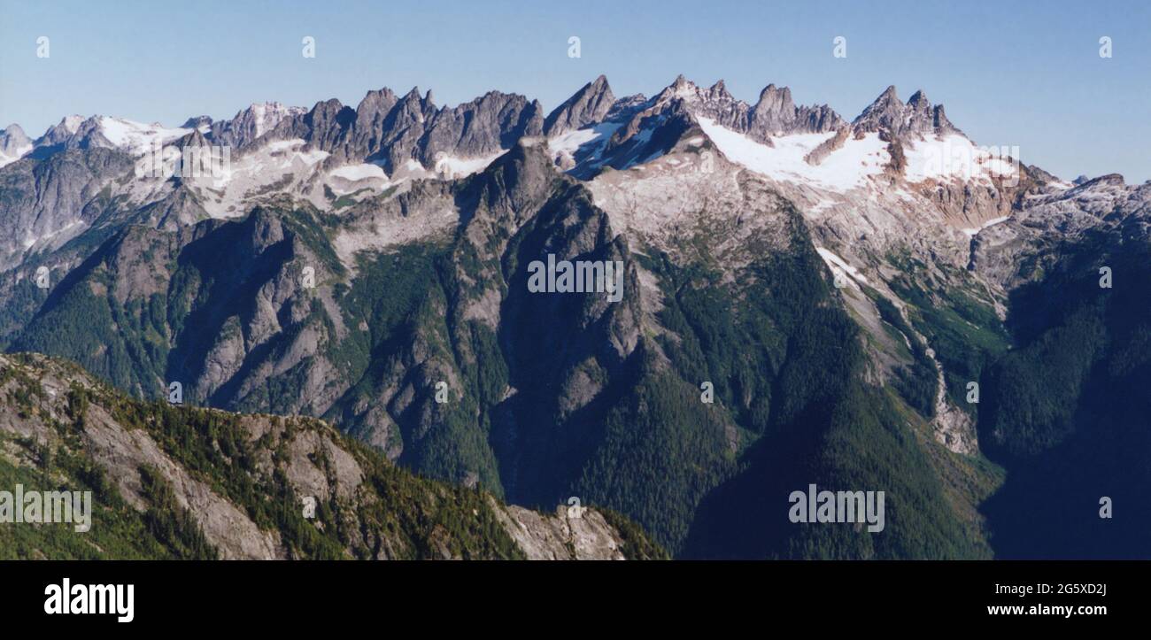 The Pickett Range, North Cascades National Park Stock Photo - Alamy