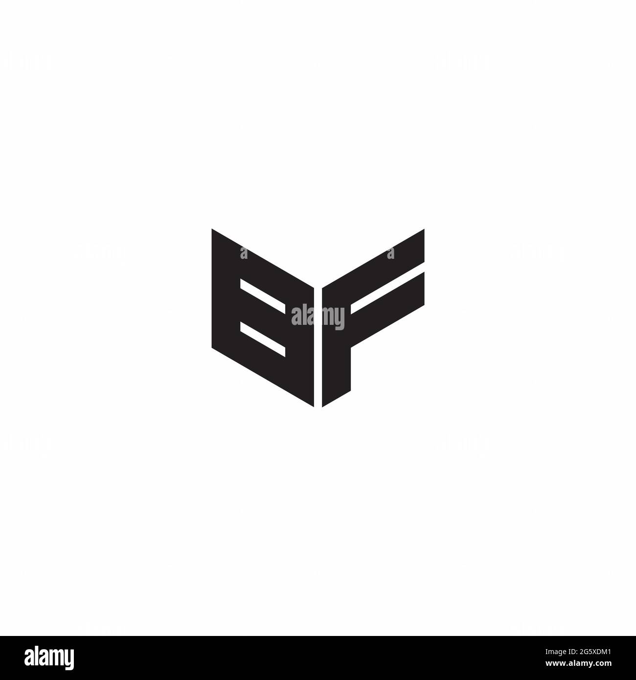 Logo Letter Monogram Initial Designs Template Isolated on White ...