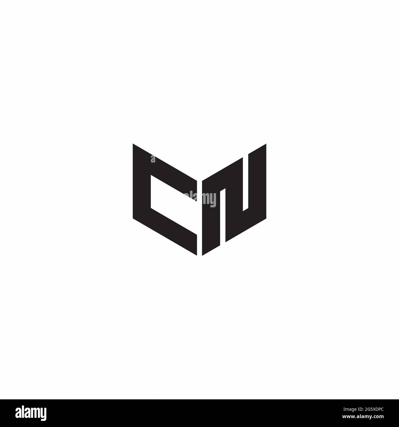 Logo Letter Monogram Initial Designs Template Isolated on White ...