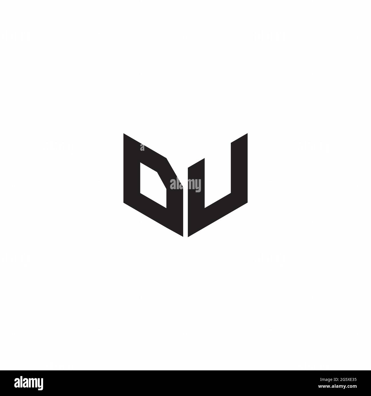 Logo Letter Monogram Initial Designs Template Isolated on White ...