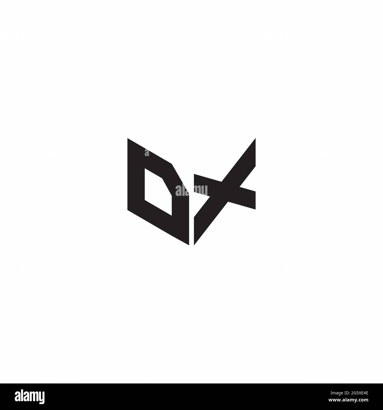 Logo Letter Monogram Initial Designs Template Isolated on White ...