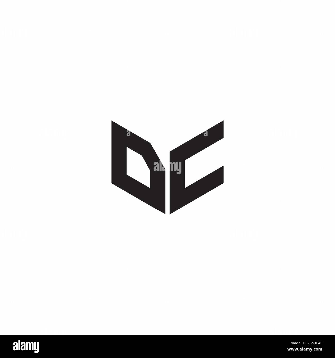 Dc initial logo hi-res stock photography and images - Alamy