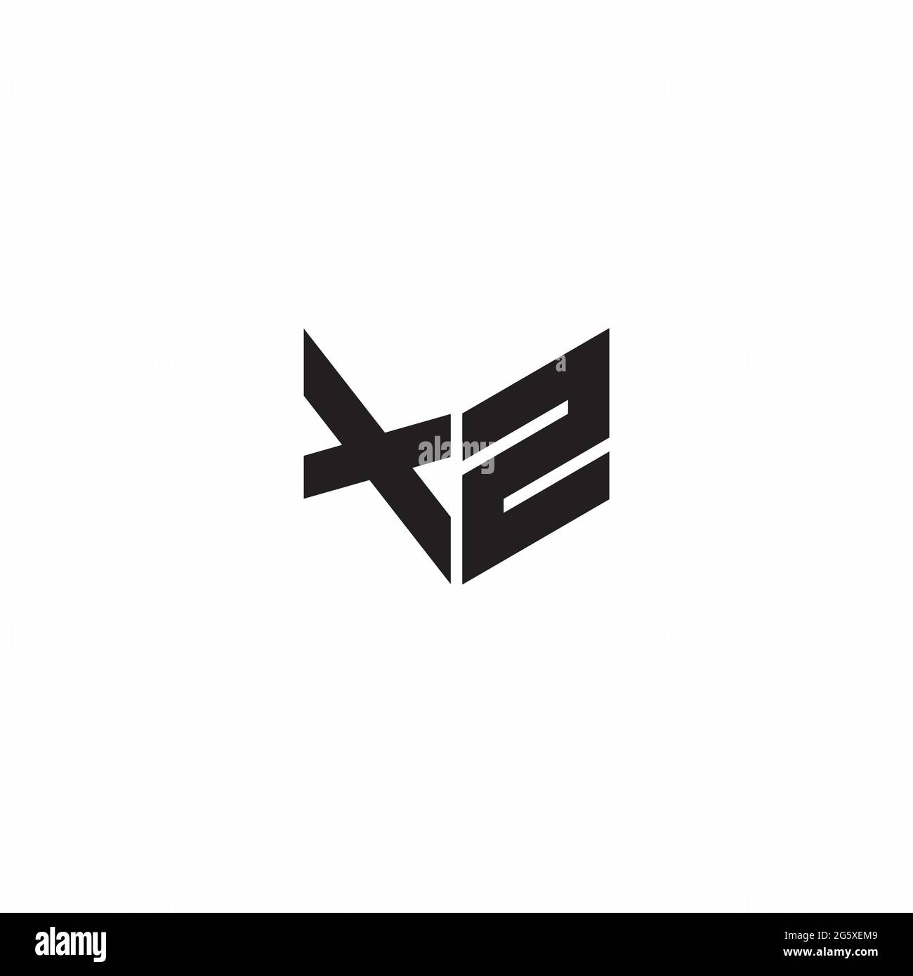 Logo Letter Monogram Initial Designs Template Isolated on White ...