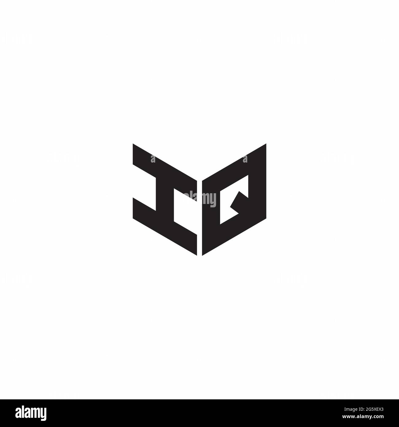 Logo Letter Monogram Initial Designs Template Isolated on White ...