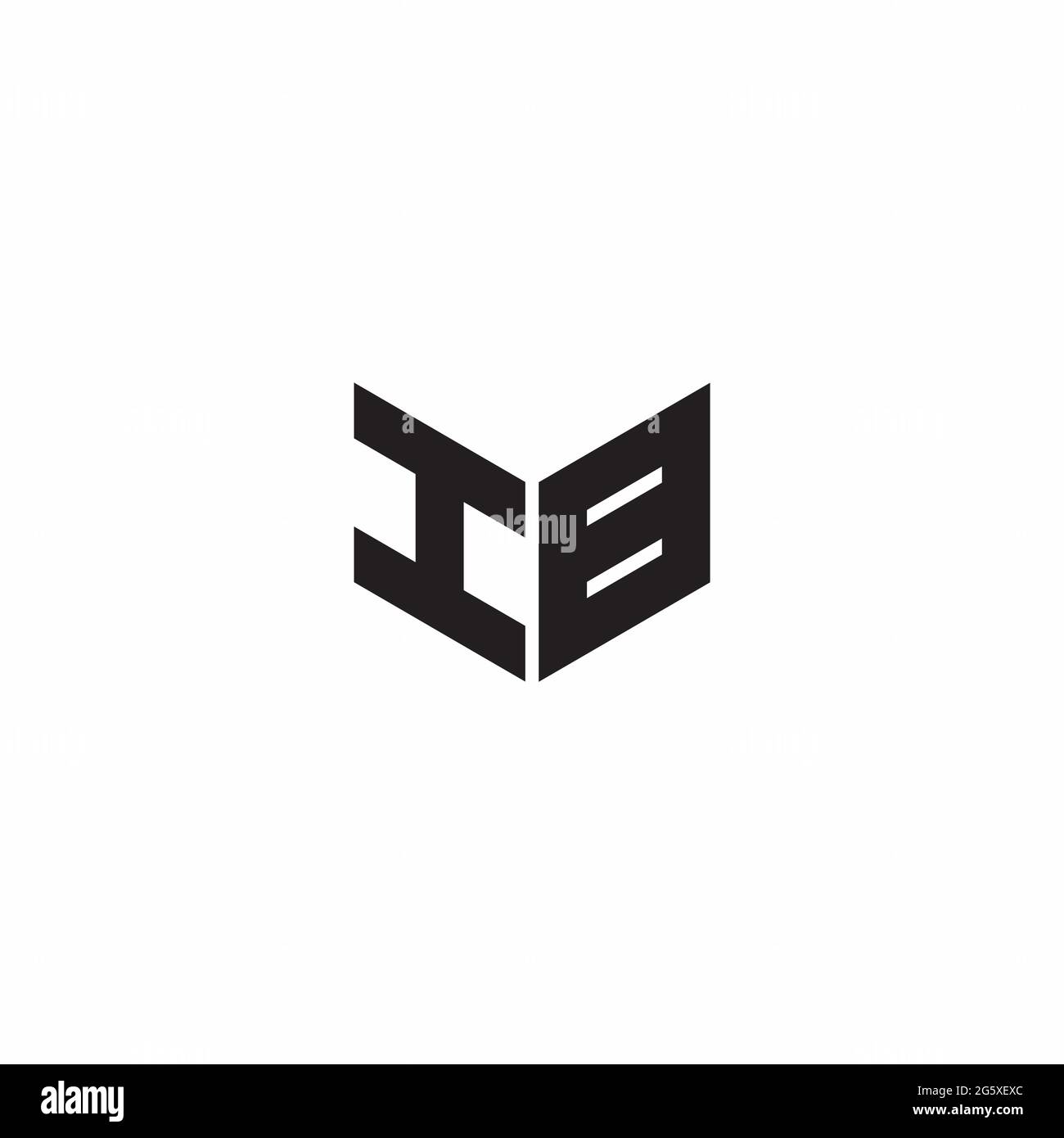 Logo Letter Monogram Initial Designs Template Isolated on White ...