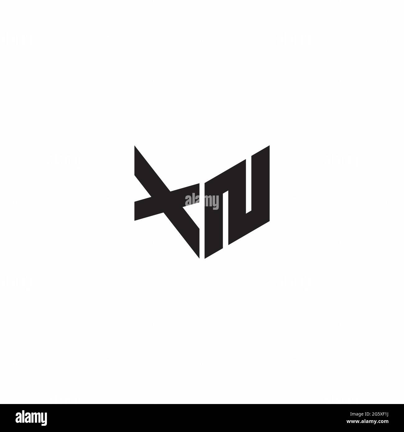 Logo Letter Monogram Initial Designs Template Isolated on White ...