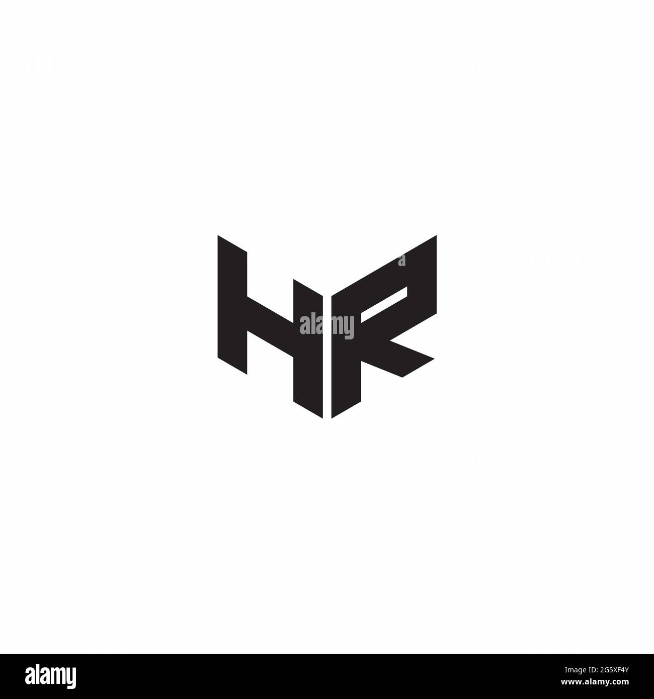 Logo Letter Monogram Initial Designs Template Isolated on White ...