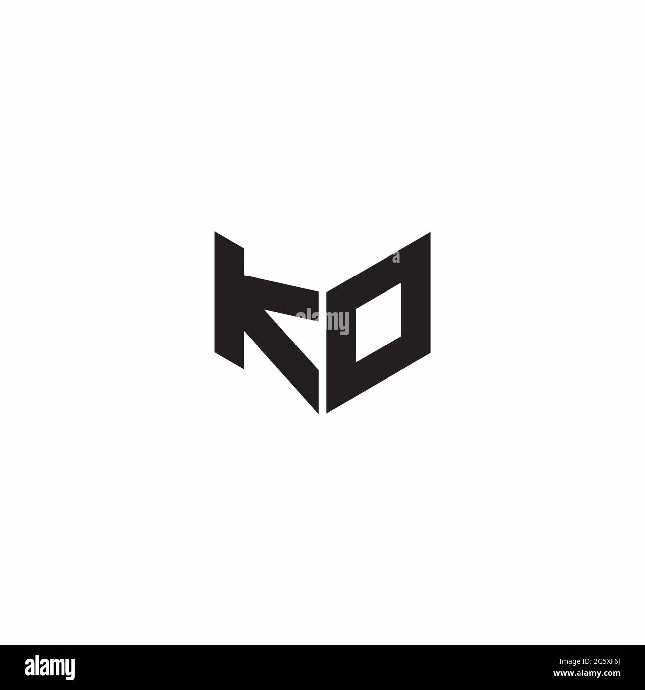 Logo Letter Monogram Initial Designs Template Isolated on White ...