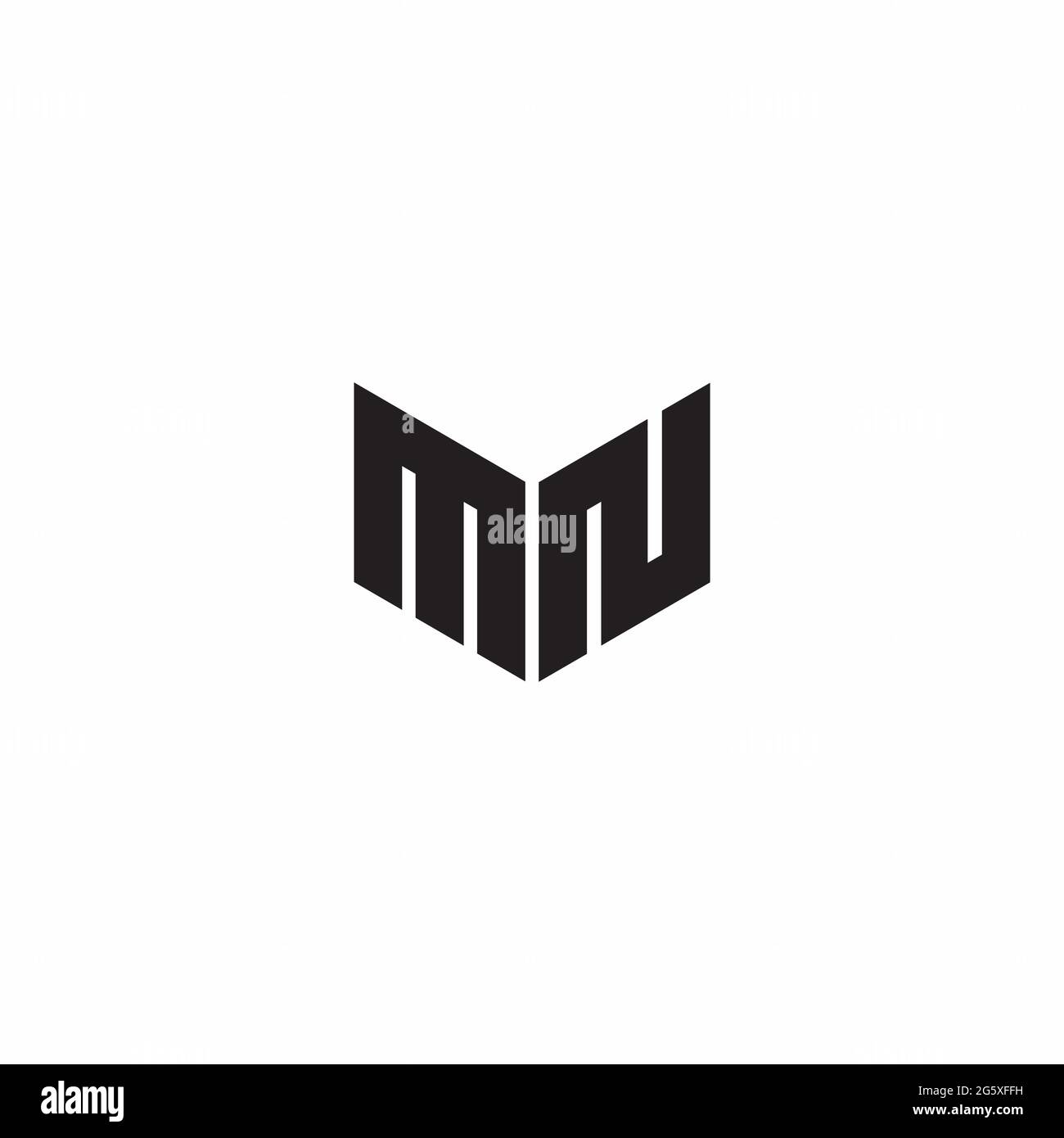 Logo Letter Monogram Initial Designs Template Isolated on White ...