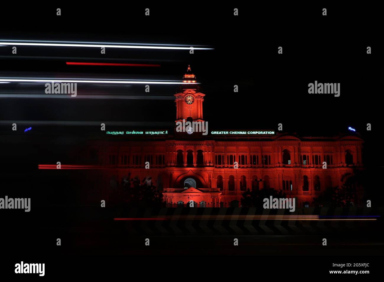 Chennai, Tamil Nadu, India. 30th June, 2021. The Ripon building in ...