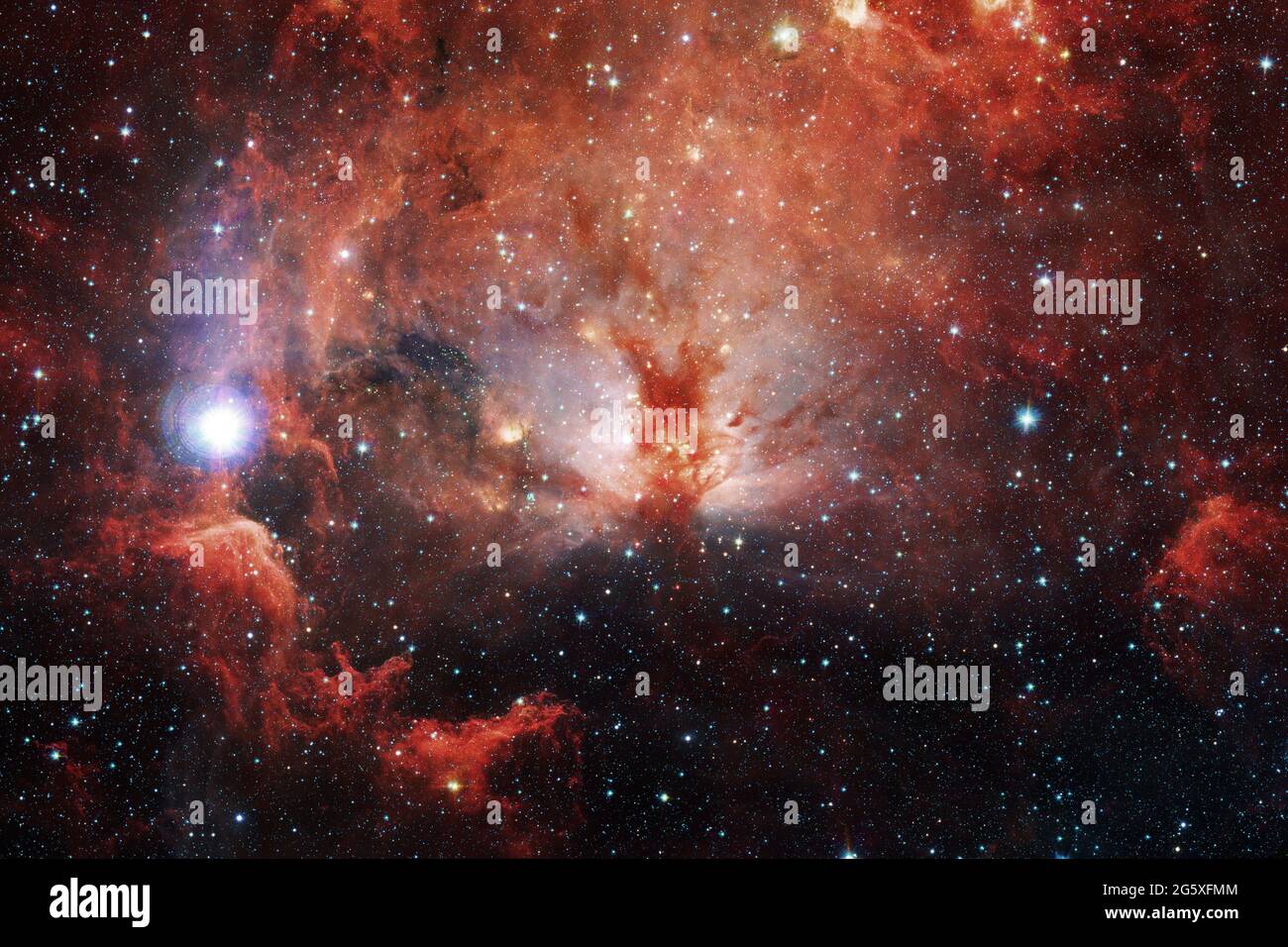 Cluster of stars. Starfield. Nebula. Elements of this image furnished ...