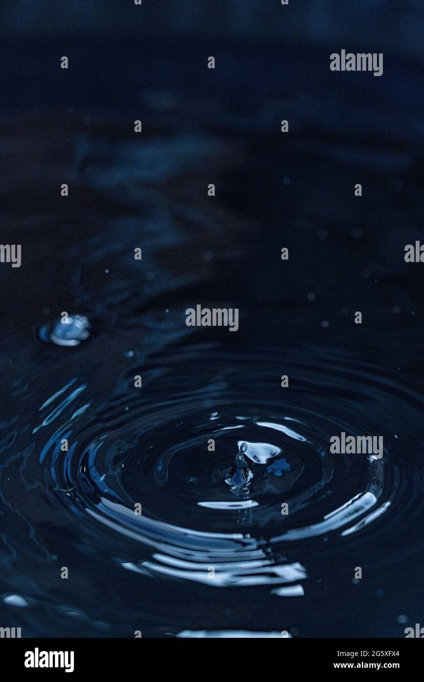 Water bubbles close-up. Tap water. Extreme macro close-up. Tap water ...