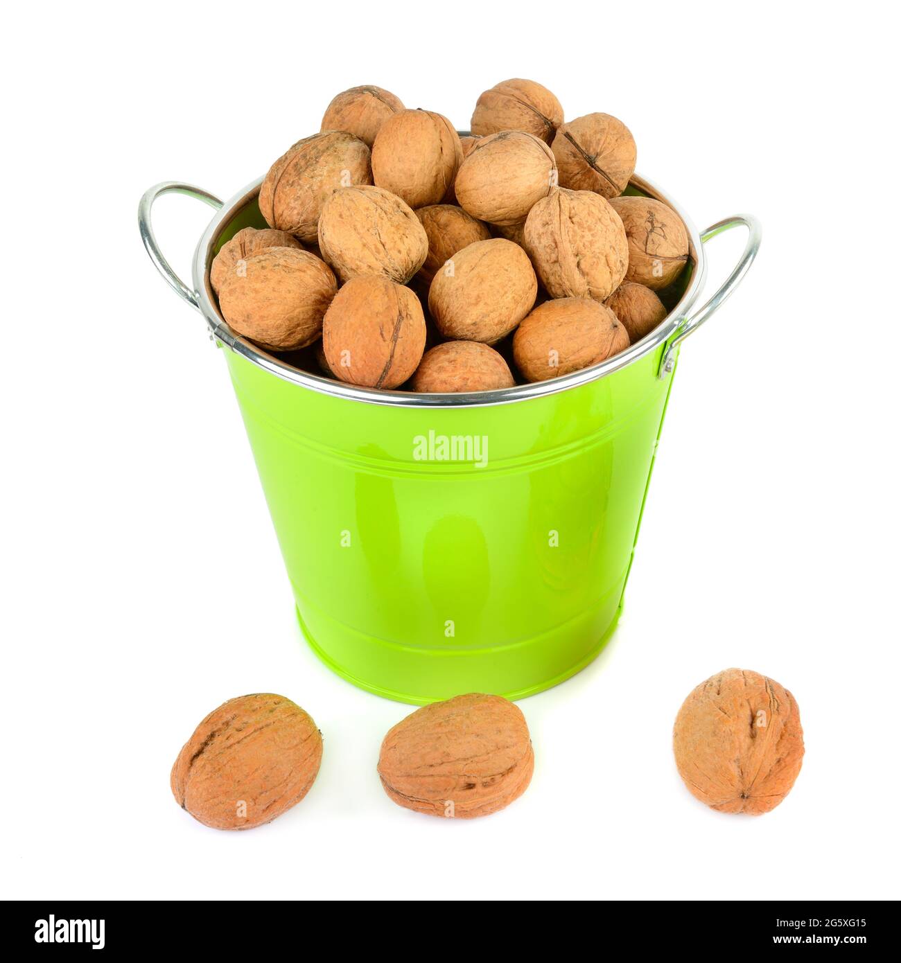 Walnut fruit isolated on white background. Healthy food Stock Photo - Alamy