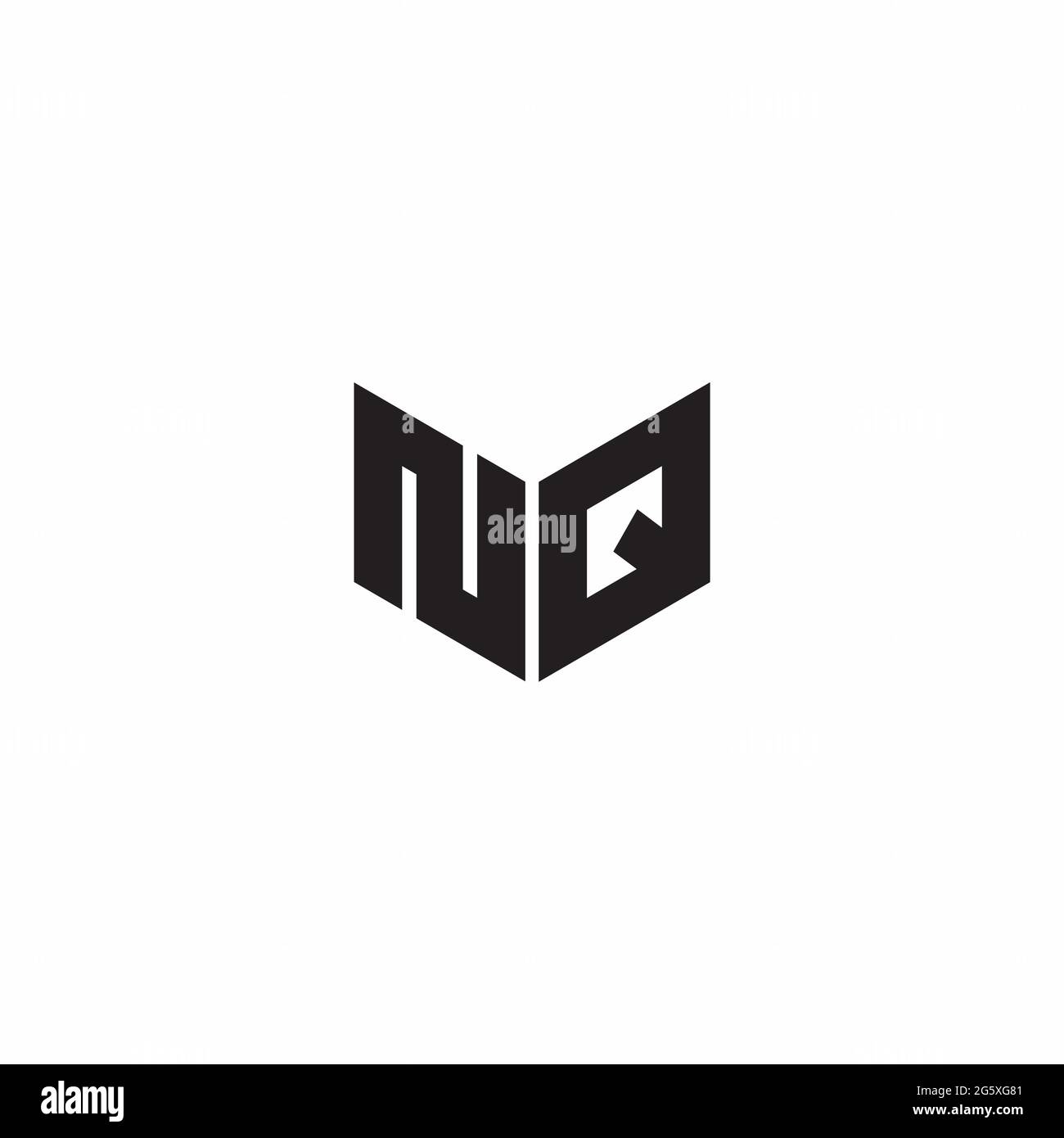 Logo Letter Monogram Initial Designs Template Isolated on White ...