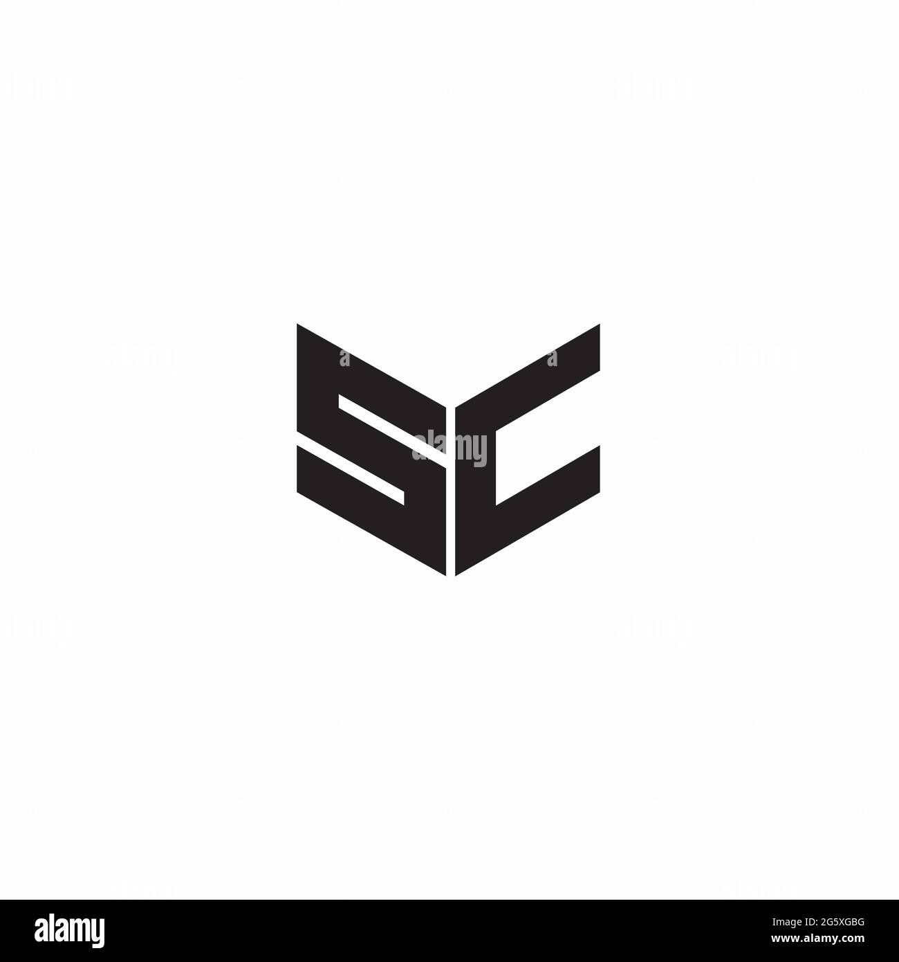 Sc initial logo hi-res stock photography and images - Alamy