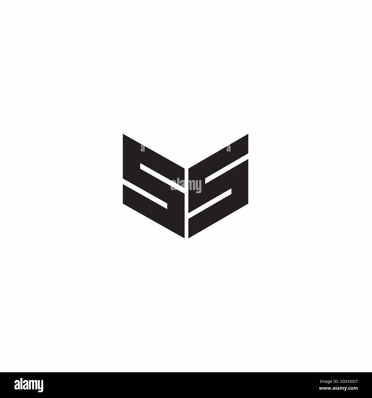 Logo Letter Monogram Initial Designs Template Isolated on White ...