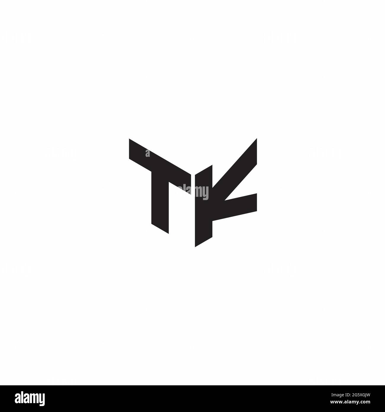 Logo Letter Monogram Initial Designs Template Isolated on White ...