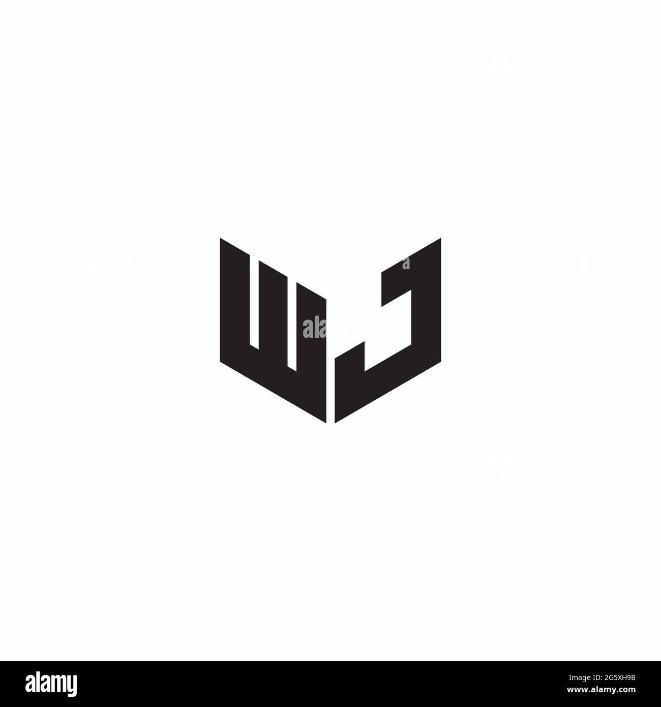 Jw letter logo hi-res stock photography and images - Alamy