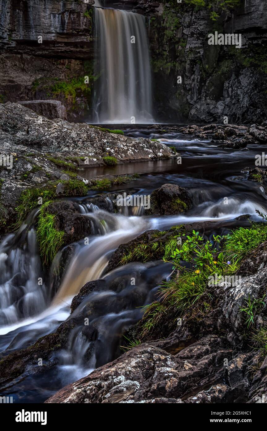 Thornton Force Ingleton Waterfalls Trail Yorkshire Dales I Stock Photo ...