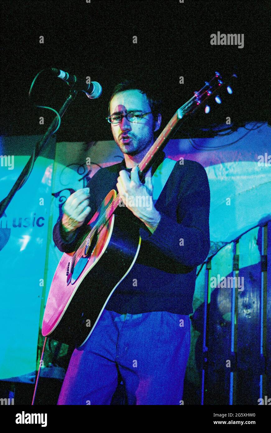 James Mercer musician and lead singer of The Shins, performing at the ...