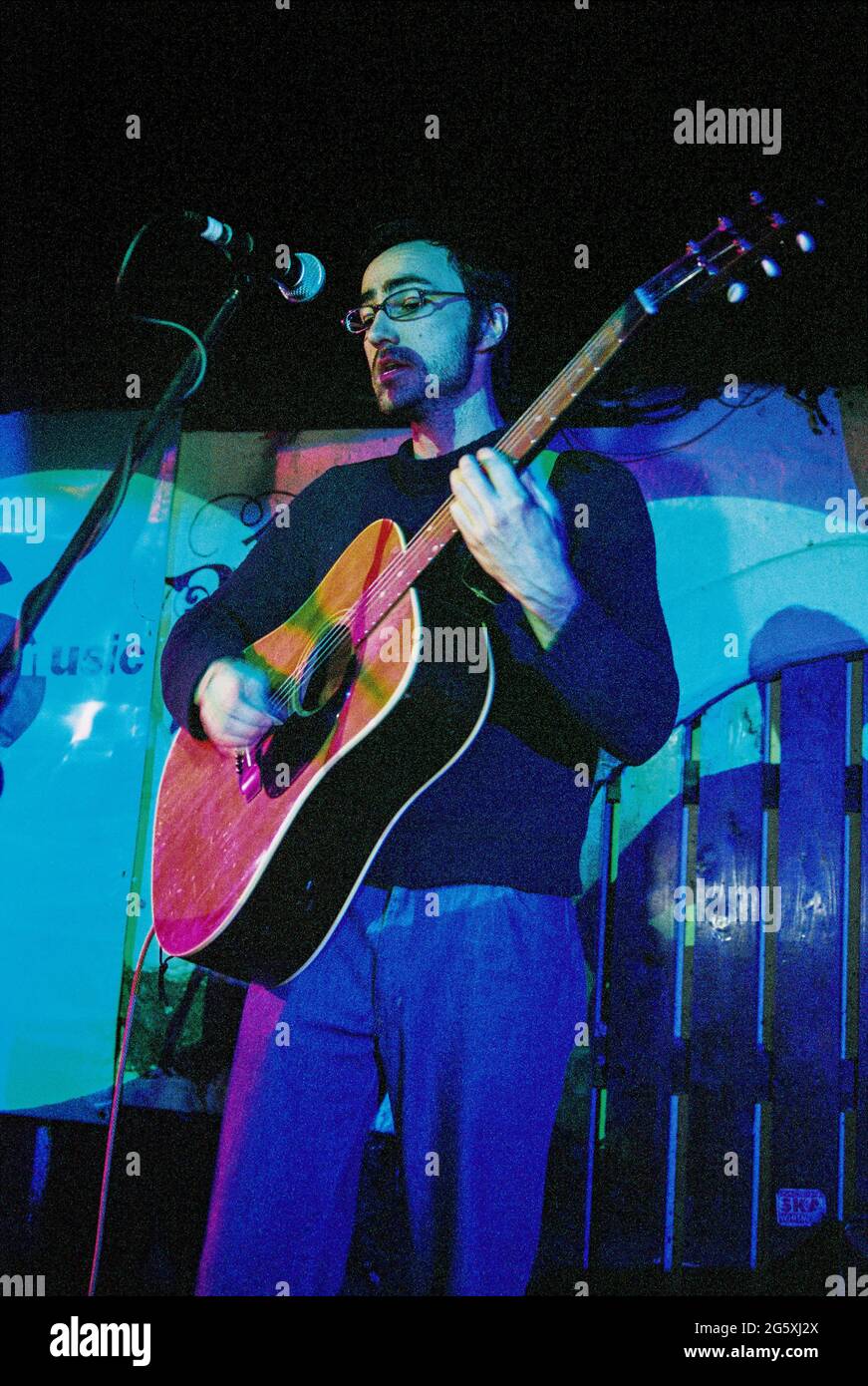 James Mercer musician and lead singer of The Shins, performing at the ...