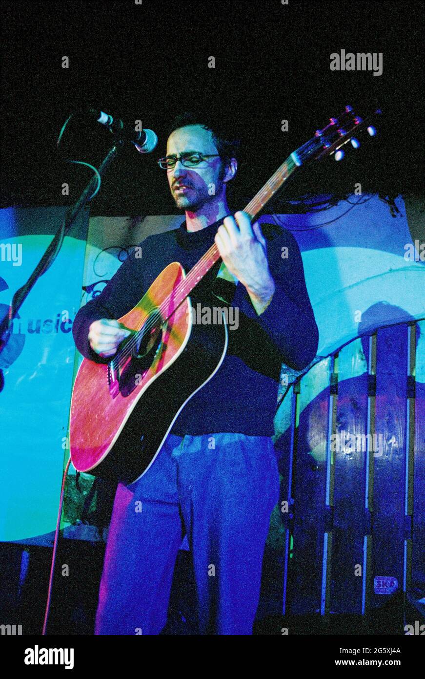 James Mercer musician and lead singer of The Shins, performing at the ...