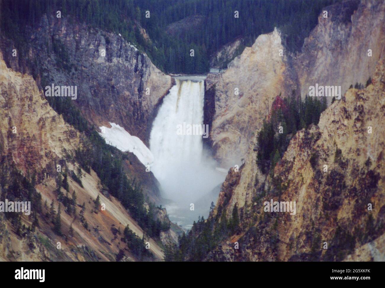 Yellowstone waterfall hike hi-res stock photography and images - Alamy