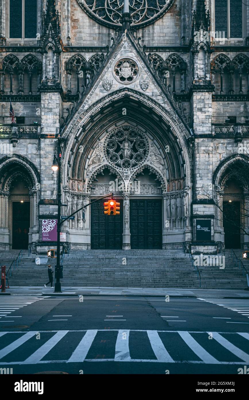 The Cathedral Church of St. John the Divine, Morningside Heights, Manhattan, New York City Stock ...
