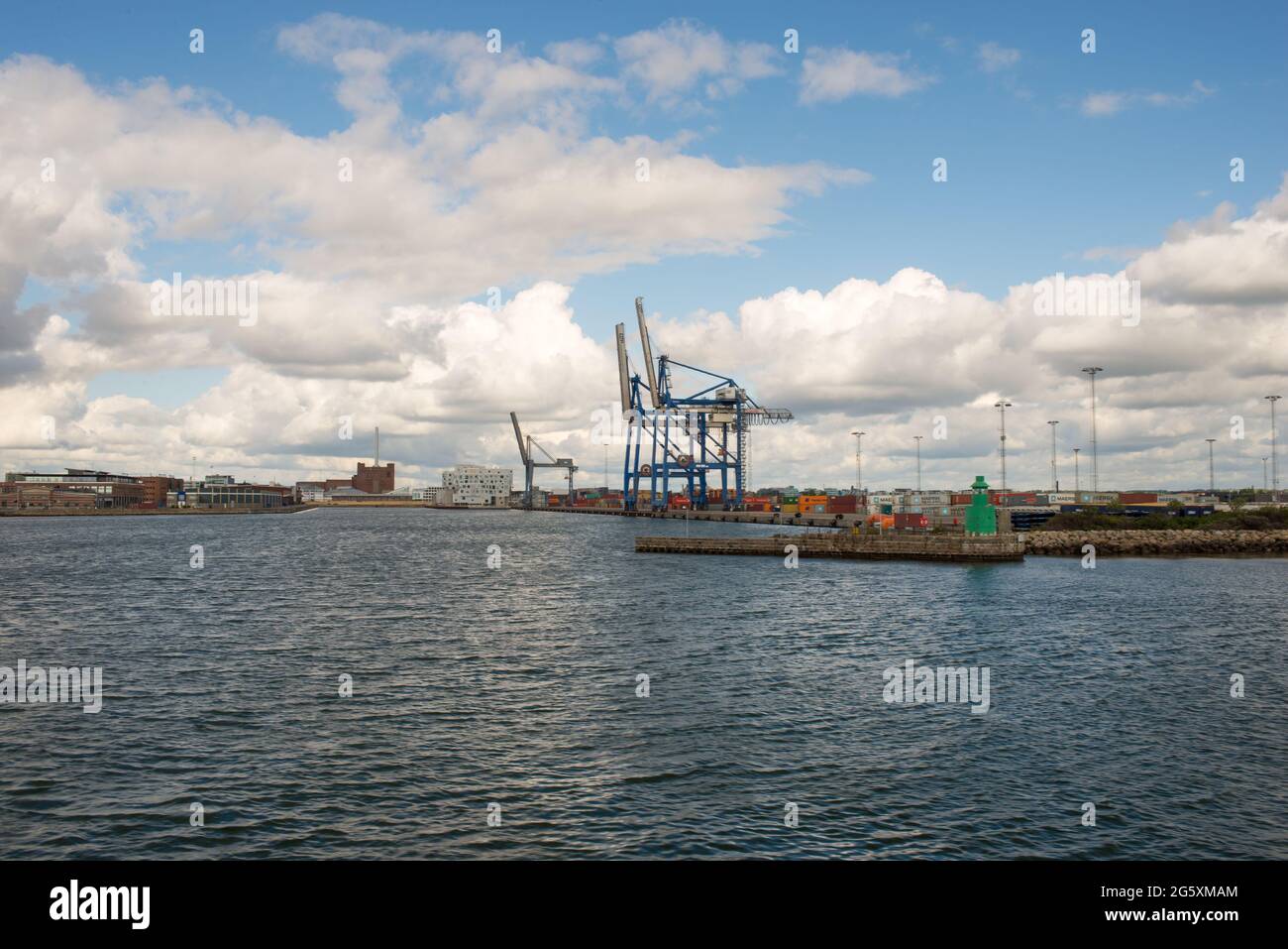 Container port copenhagen hi-res stock photography and images - Alamy