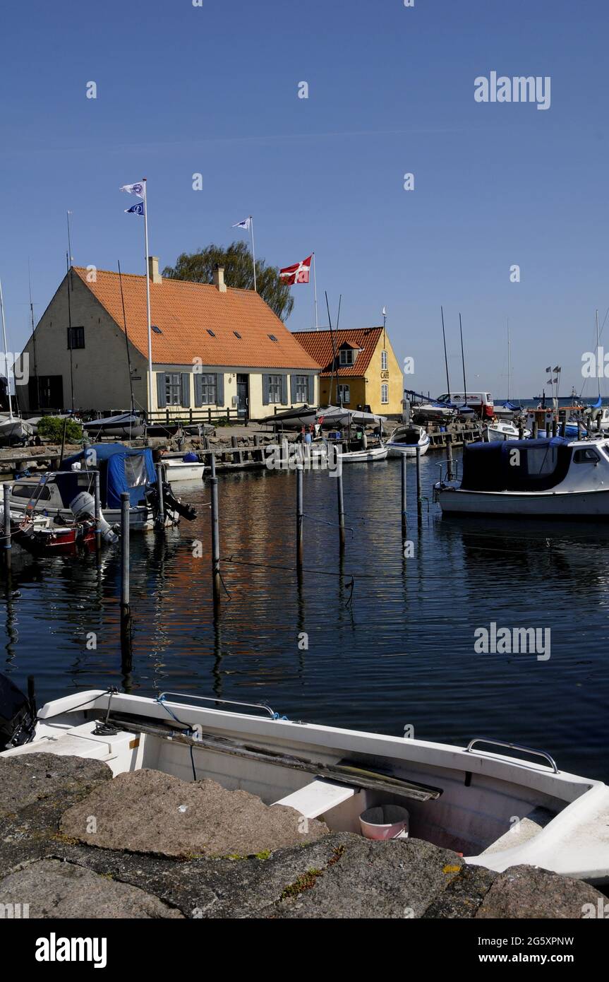 Copenhagen / Denmark - 12 May 2017. .Dragor habour sailing habour ...