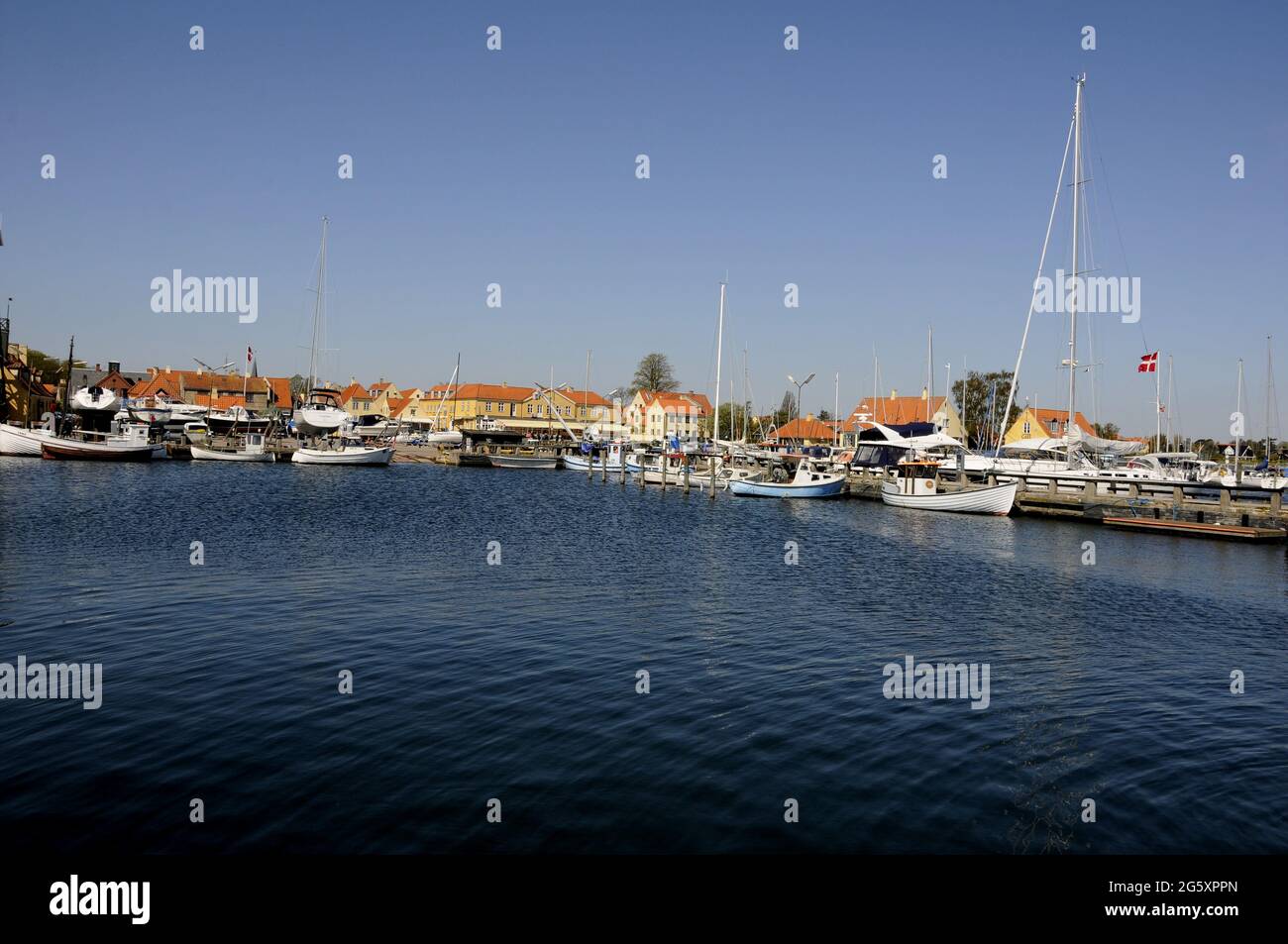Copenhagen / Denmark - 12 May 2017. .Dragor habour sailing habour ...