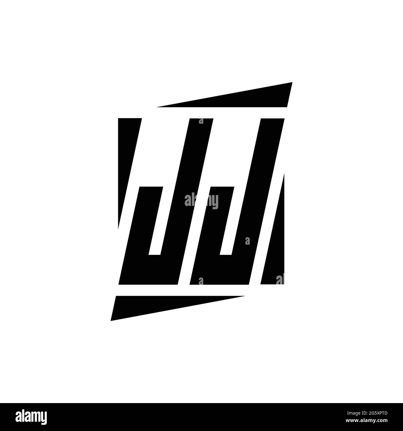 JJ Logo monogram with modern style concept design template isolated on ...