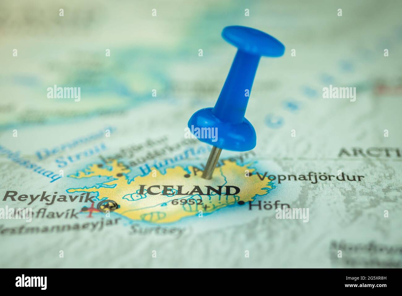 Iceland political map hi-res stock photography and images - Alamy