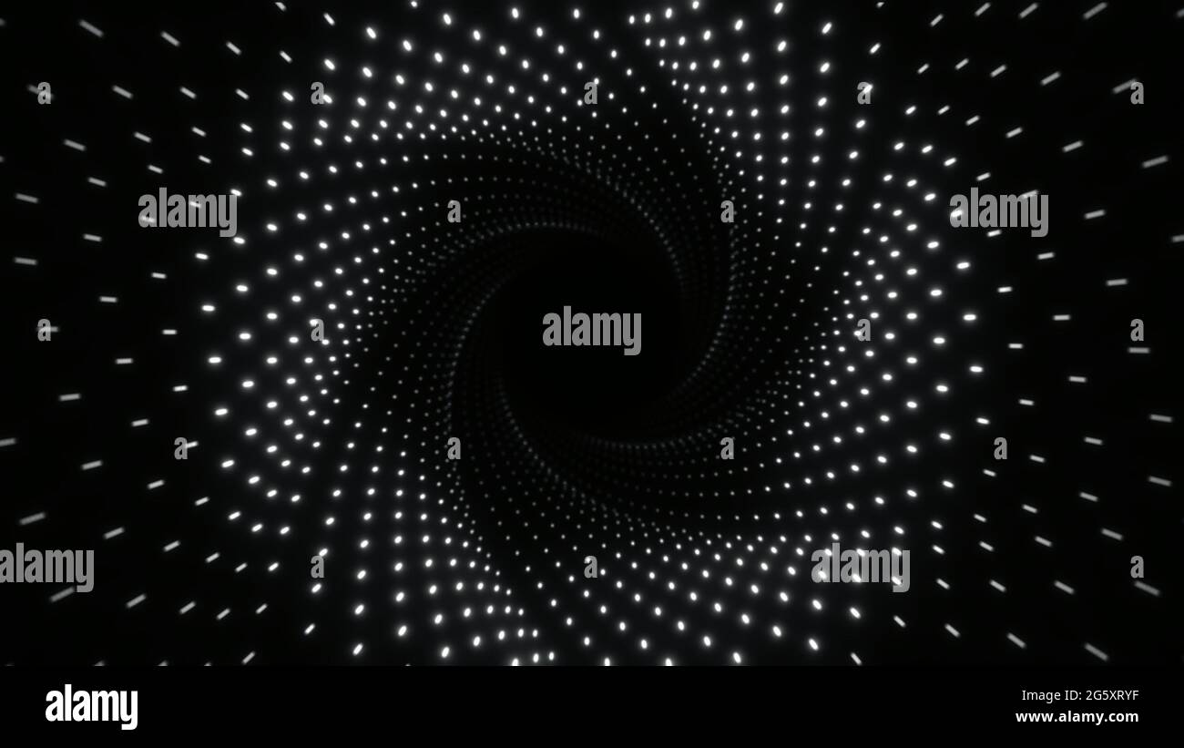 3d dots tunnel network hi-res stock photography and images - Alamy