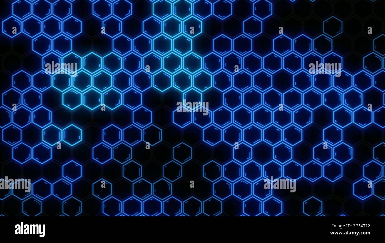 Hexagon geometric surface loop hi-res stock photography and images - Alamy