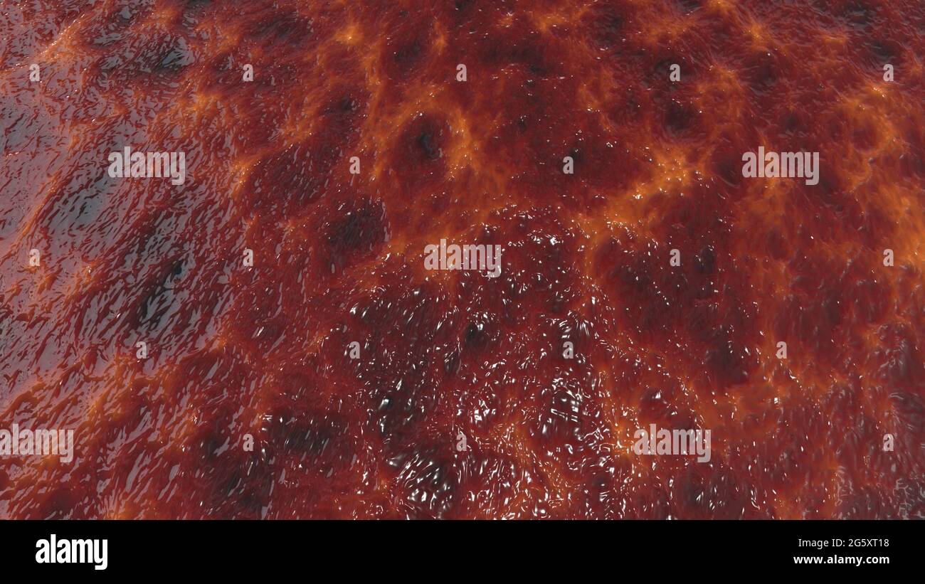 Abstract organic wet slime, biological matter background. Seething ...